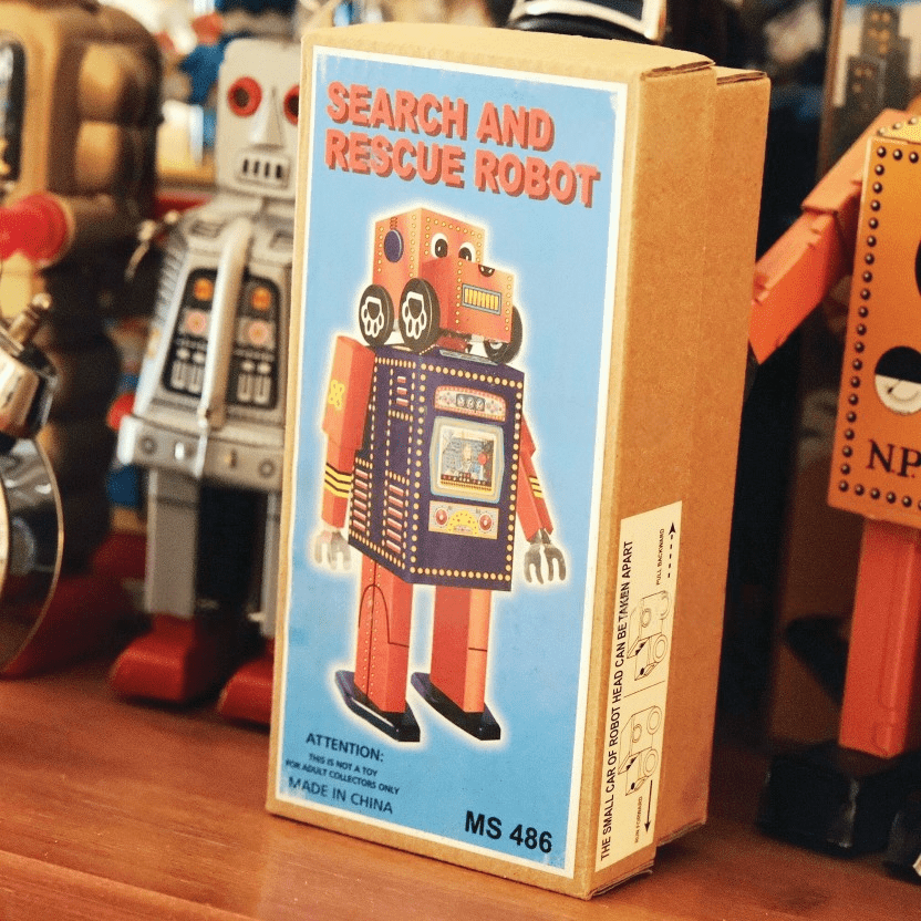 Rescue Robot - FunClox - Classic Tin Toy