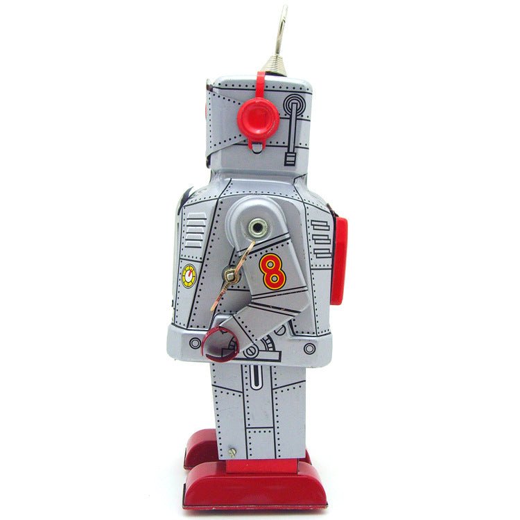 Vintage Sparky Robot Wind-Up Toy - Retro Ornament, Collectible Robot ...